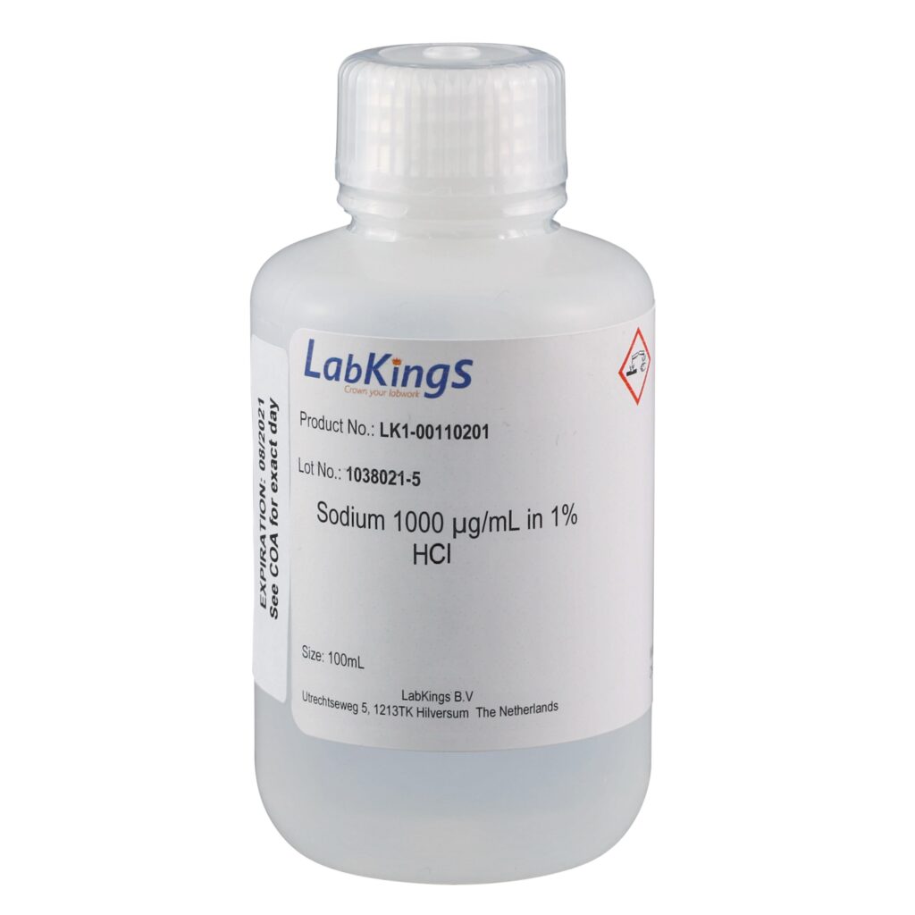 Sodium 1000 mg/L (NaCl), 1%HCl, 100ml - LK1-00110501