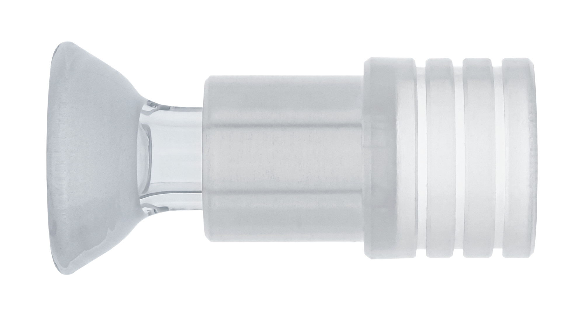 PFA-Quartz Socket Connector for Spray Chamber to Injector, ES-5510